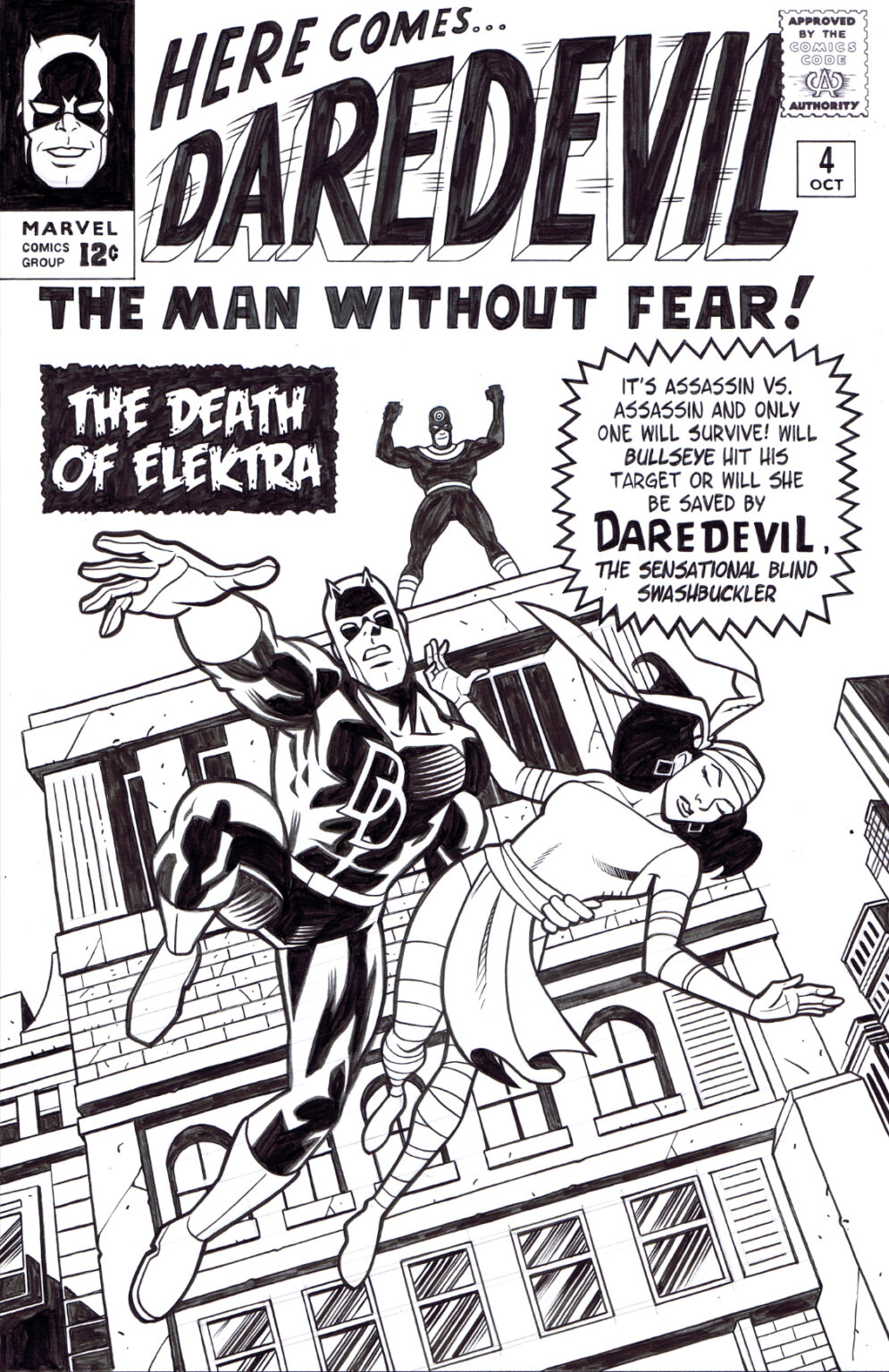 Daredevil and Elektra Commission - The Art of Matthew Childers